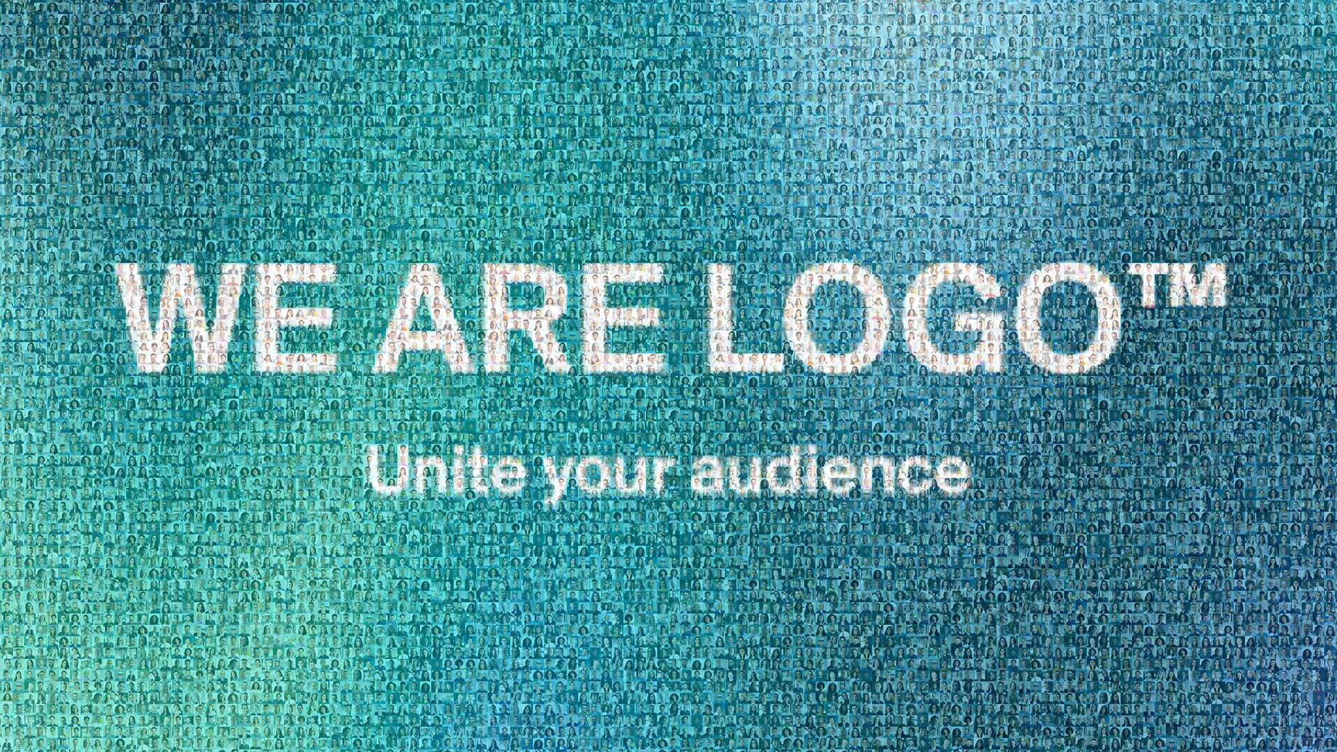 Digitales Fotomosaik - WE ARE LOGO™